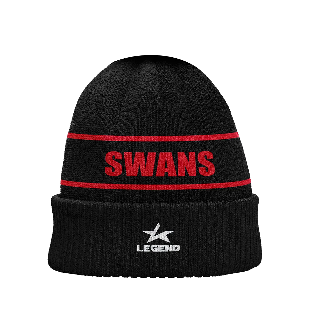 M.E.C. Swans RLC - Skull Cap Beanie | Legend Sportswear